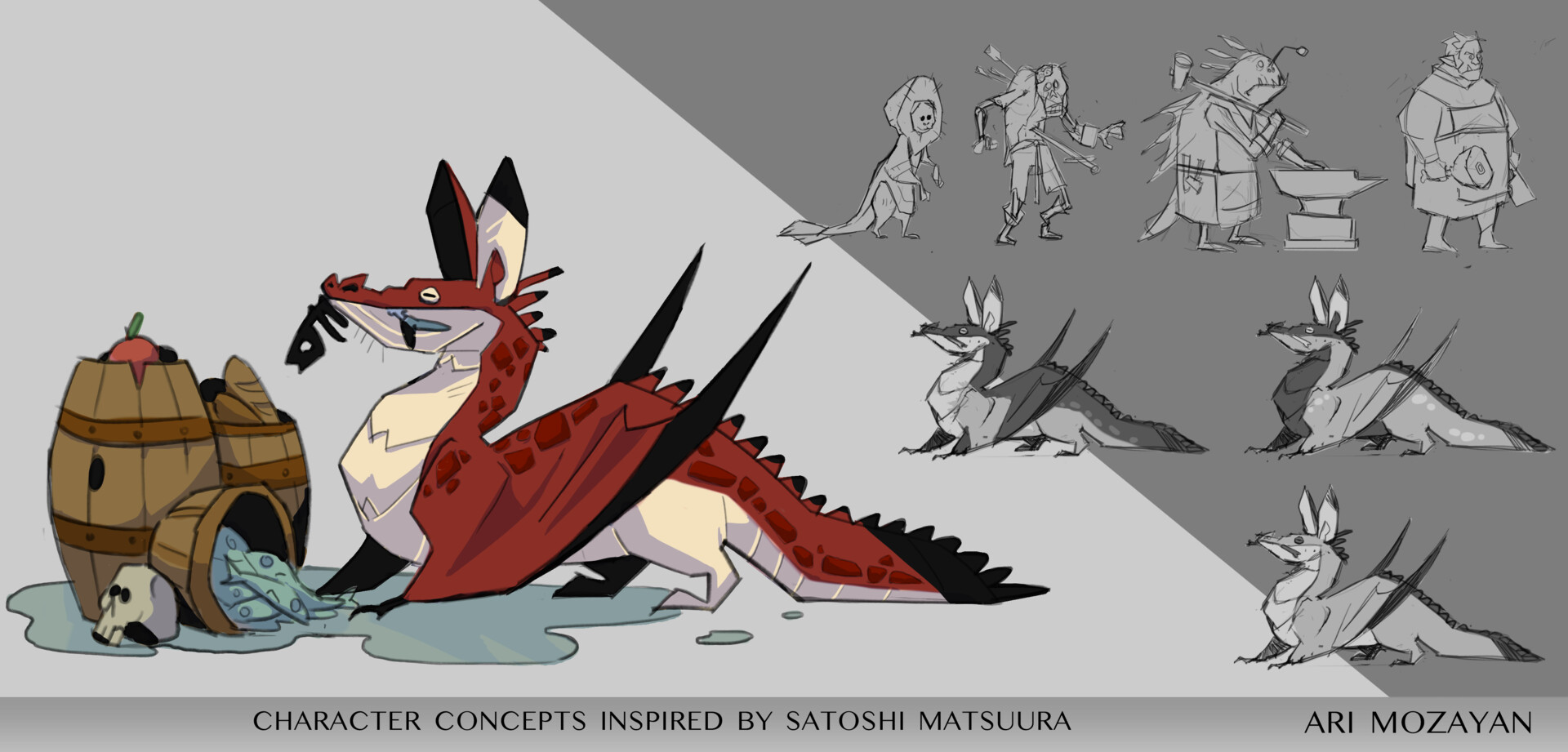 ArtStation - Pesky Dragon