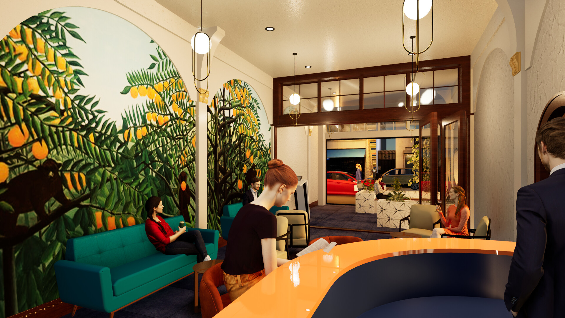 ArtStation - Bar Flaco - Wine Bar Concept