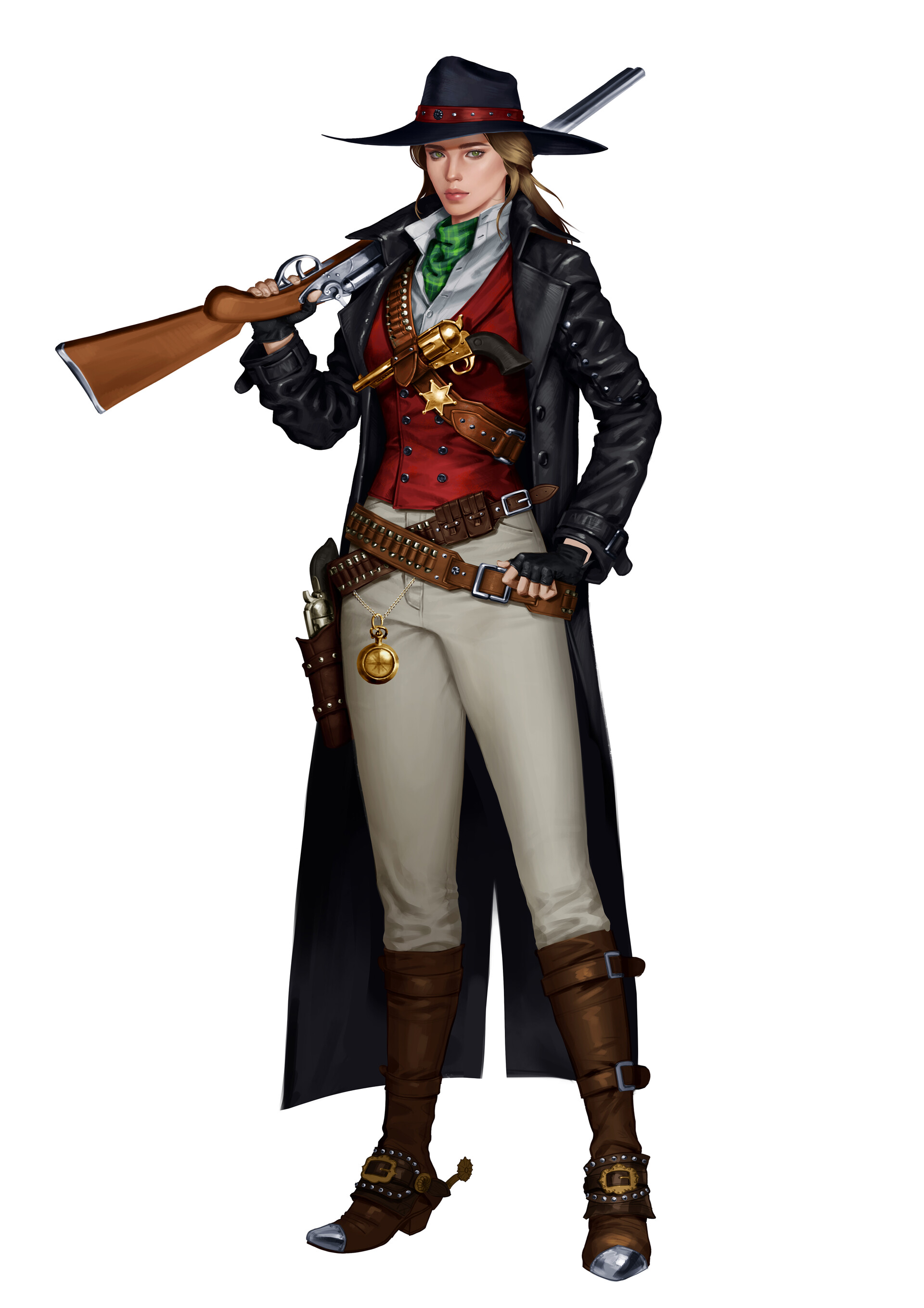 ArtStation - 20191005 Gunslinger