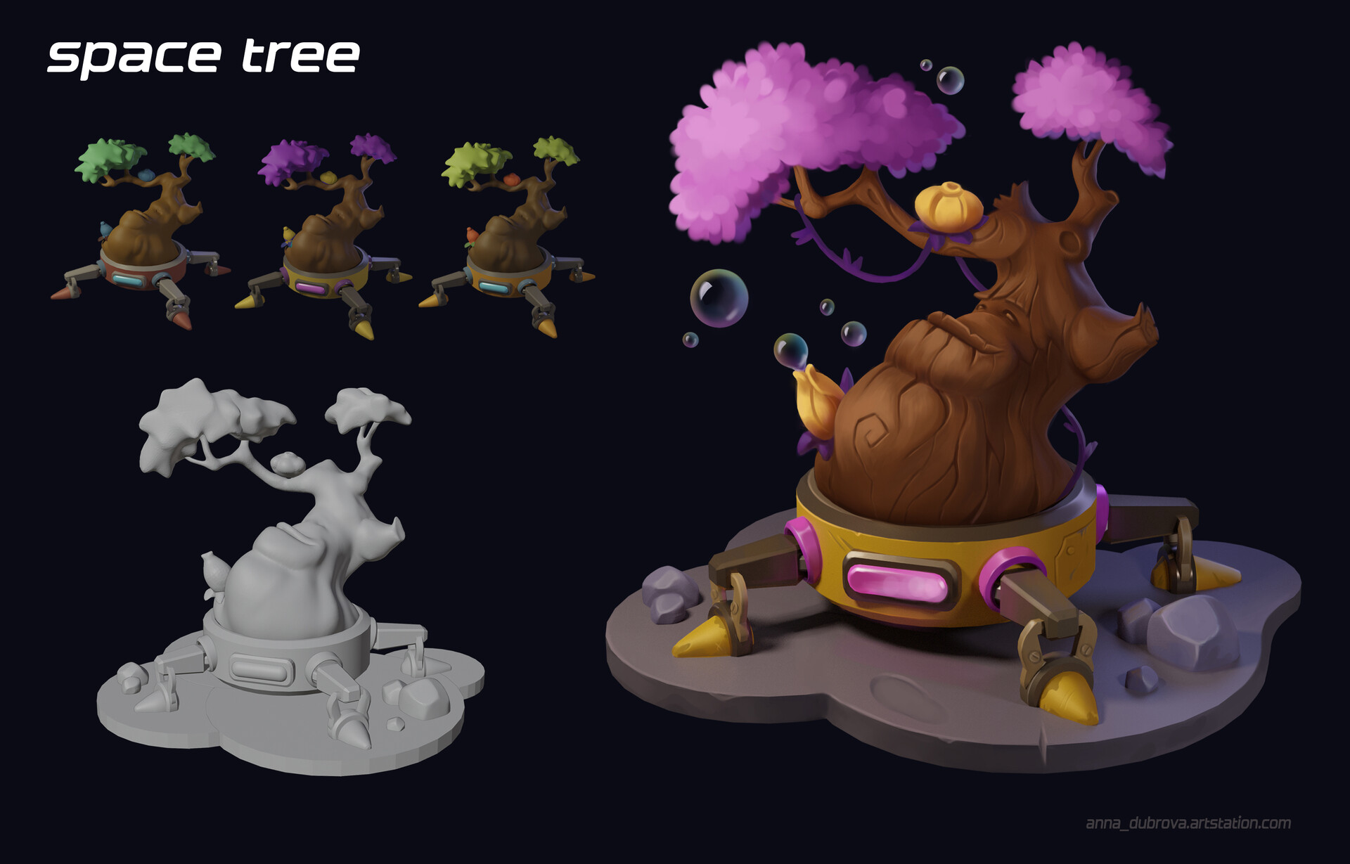 ArtStation - Space tree