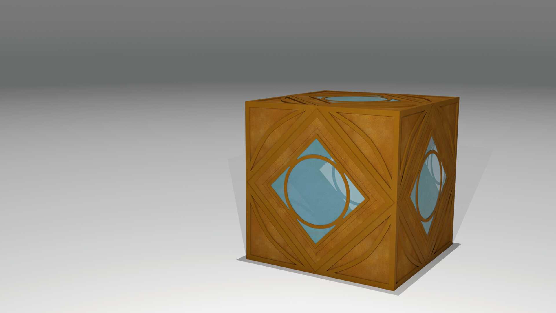 ArtStation - Holocron Low Poly Modeling