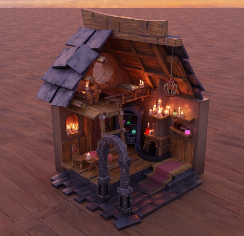 ArtStation - Modul 1 - witches house