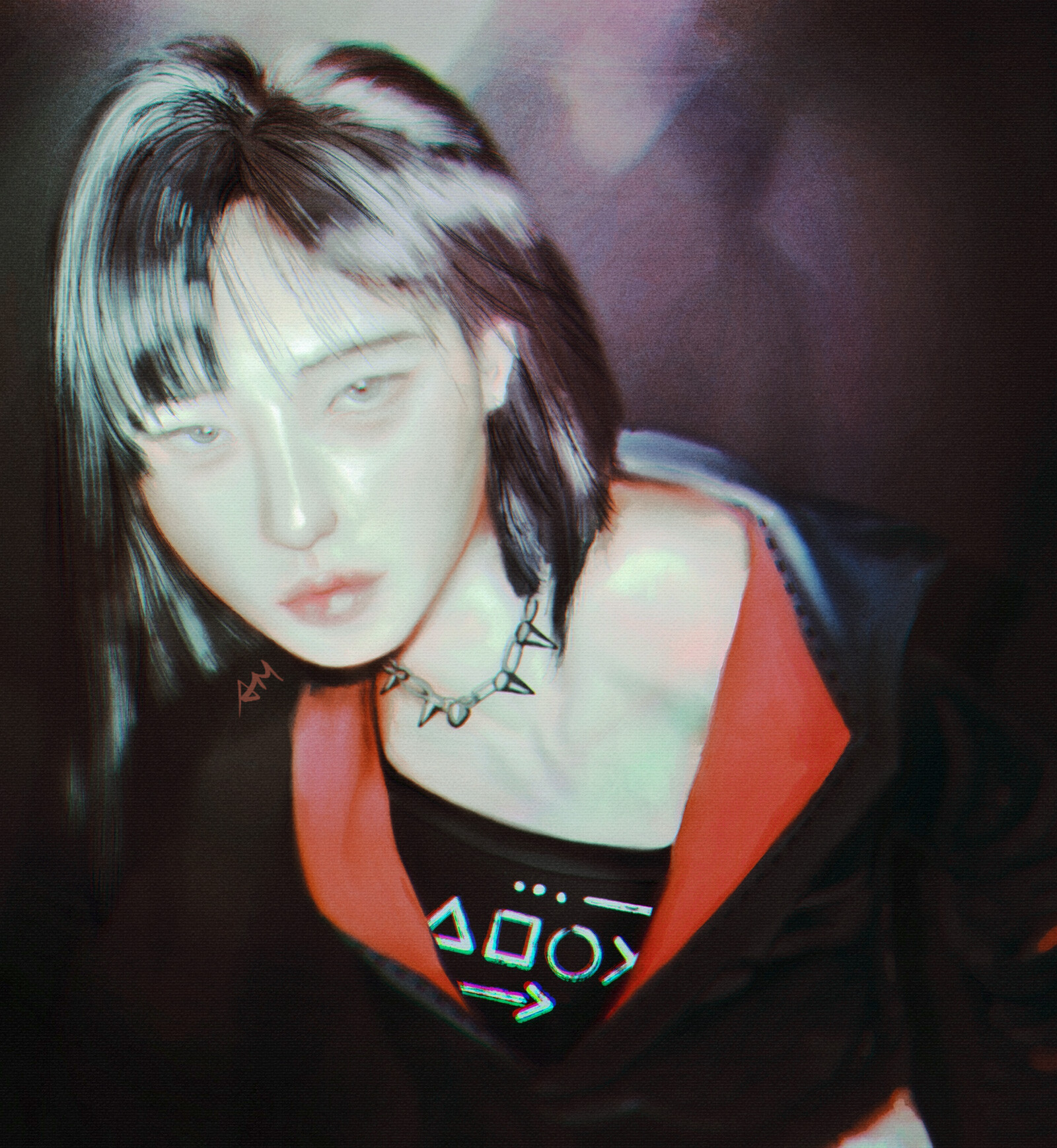 ArtStation - Girl 05, Stare