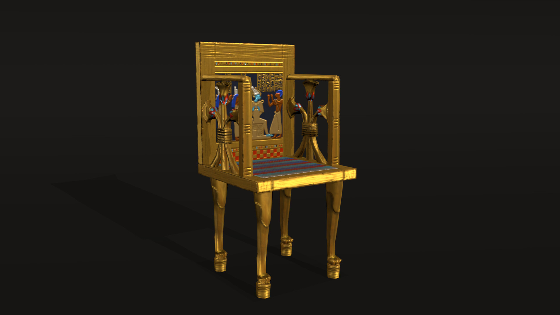 ArtStation - Ancient Egyptian Chair