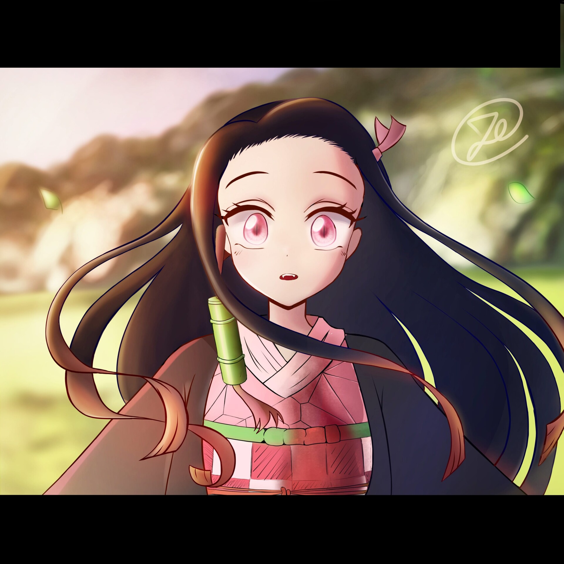 ArtStation - Nezuko Overcoming The Sun
