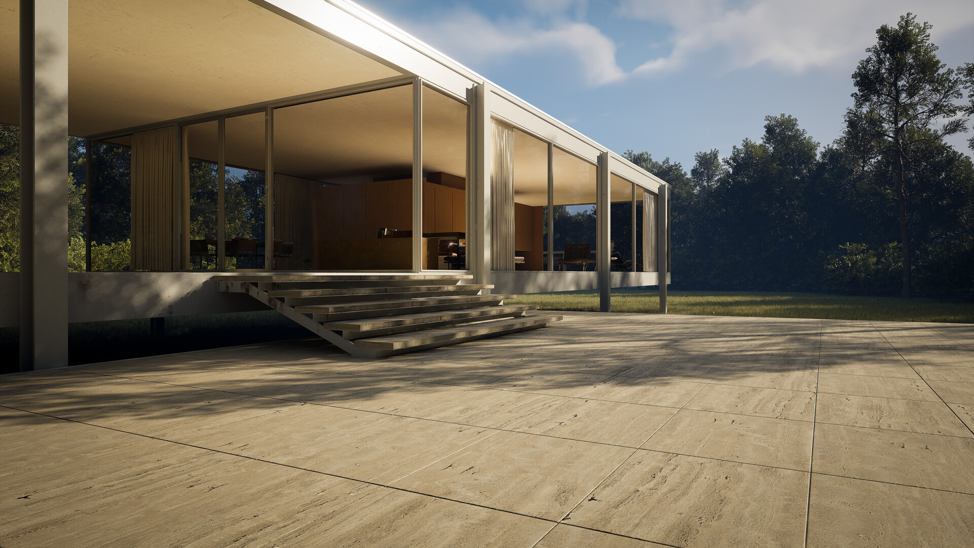 ArtStation - Edith Farnsworth House | Unreal Engine