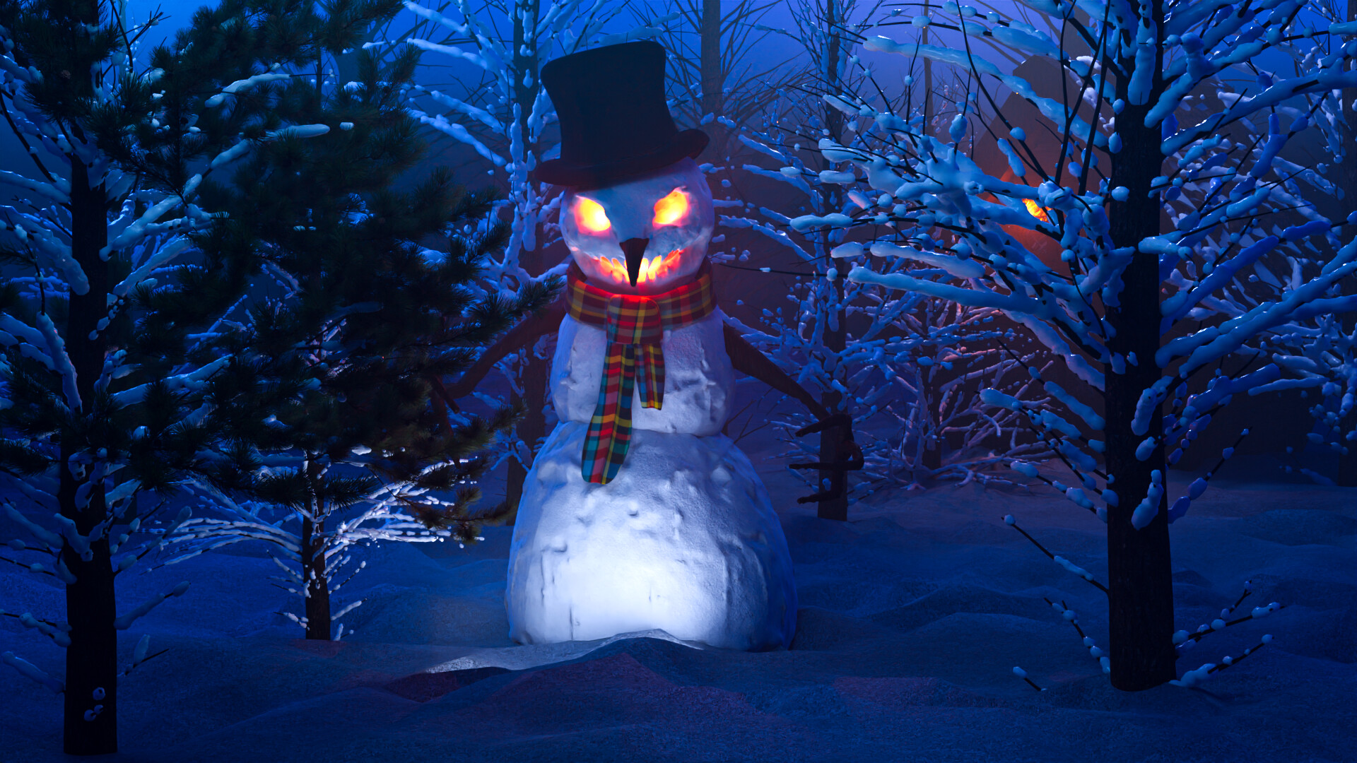 ArtStation - Creepy Snowman