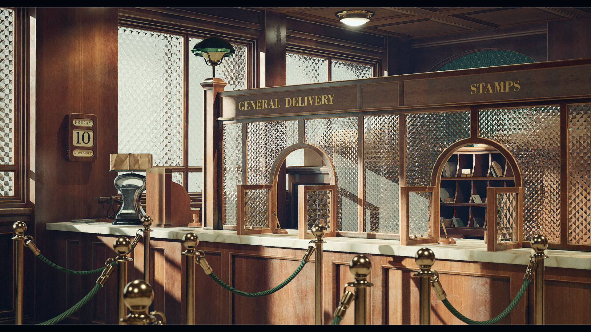 ArtStation - Vintage Post Office - UE5