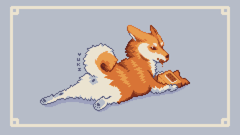 ArtStation - Shiba Inu Pixel Art