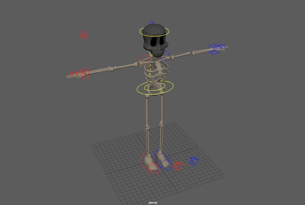 ArtStation - Skeleton RIG