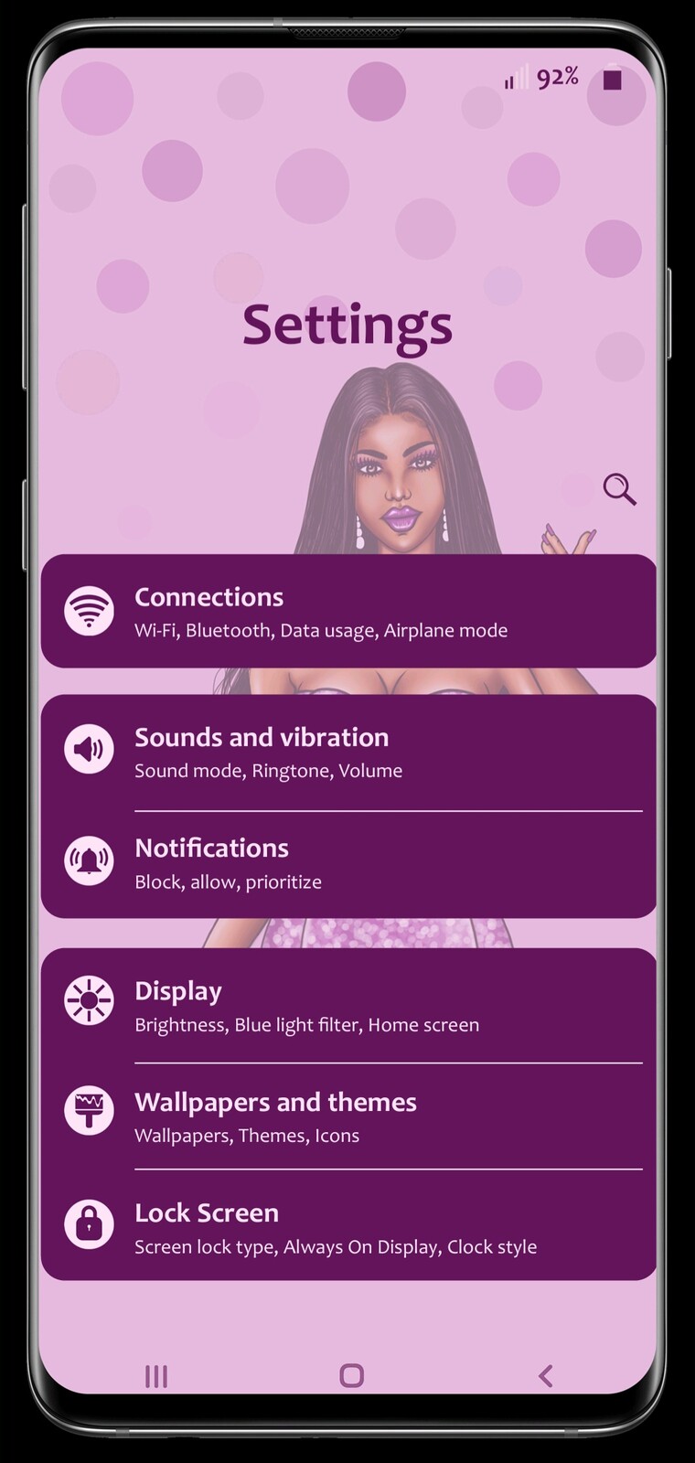 Flinda Illustrations - Mobile Theme 3