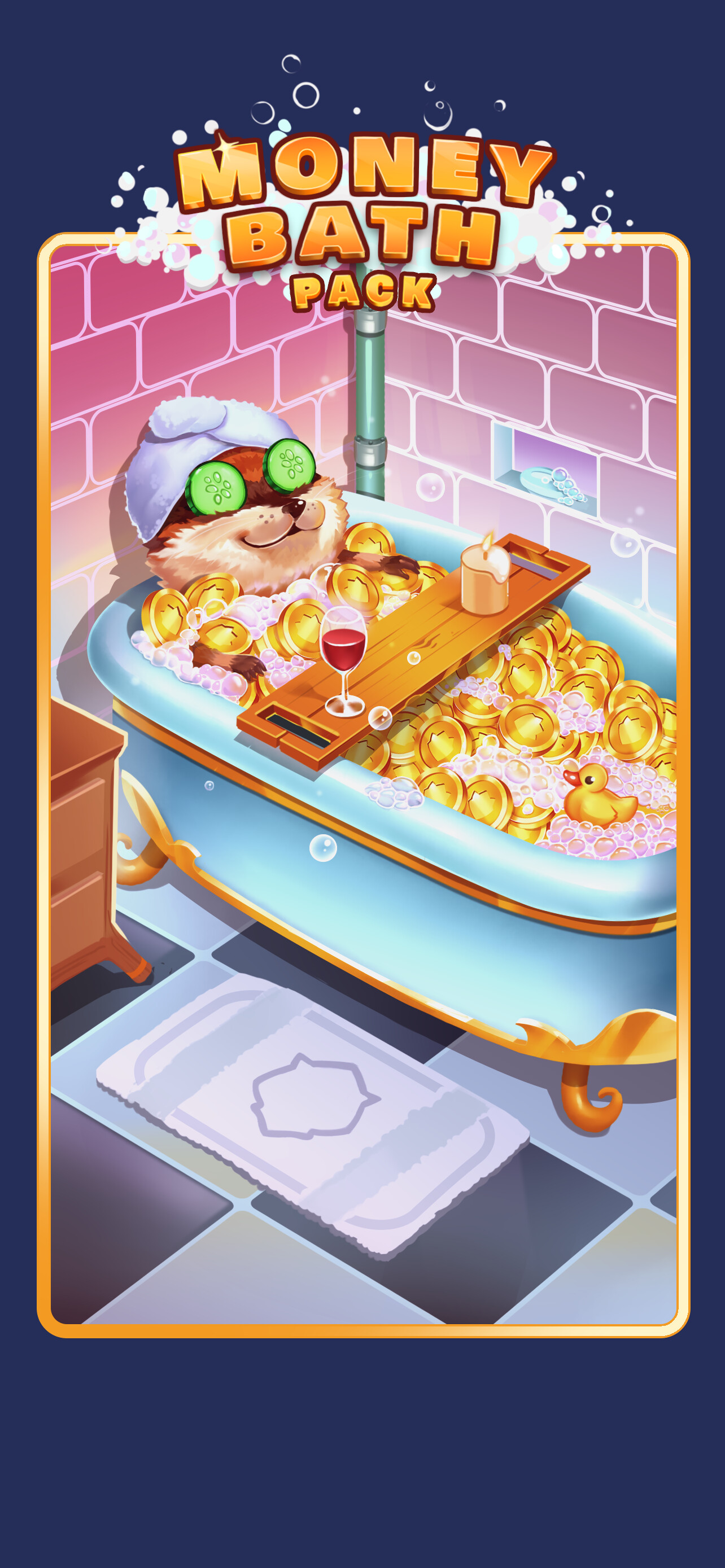 ArtStation - Money Bath Splash Art