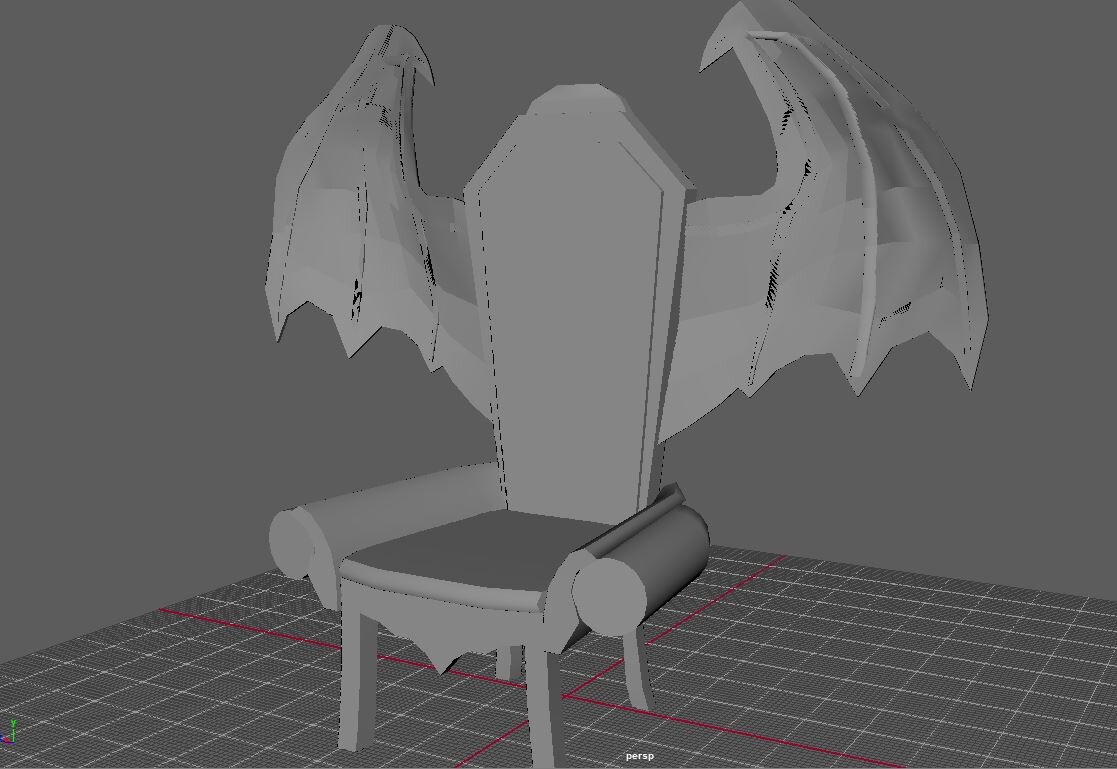 ArtStation - Batwing Chair 3D model