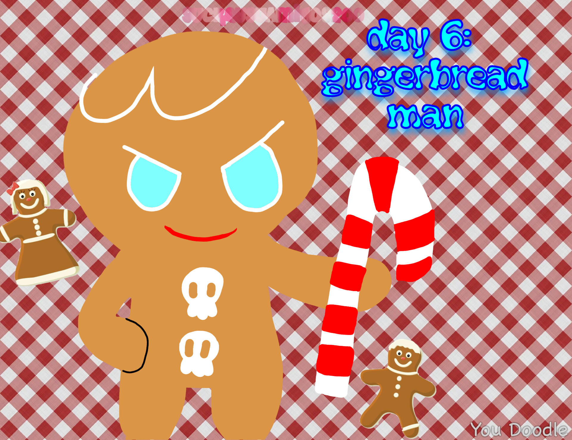 ArtStation - Doodlember Day 6: Gingerbread man