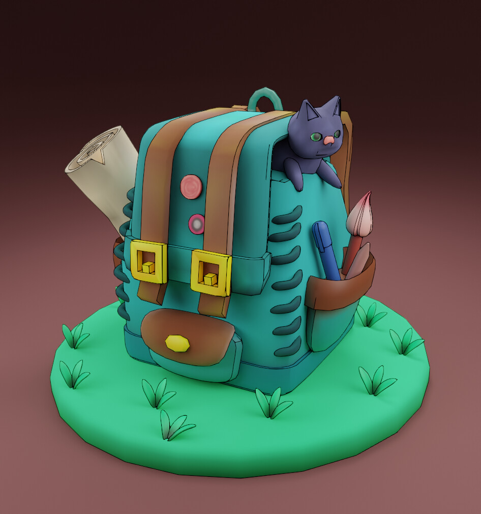 ArtStation - 3d bag