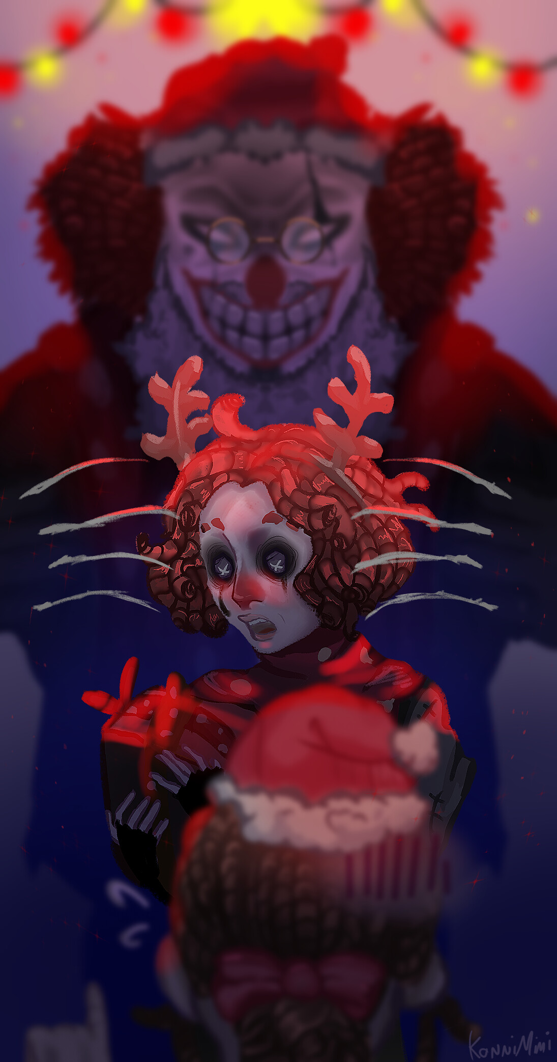 weeping clown chibi