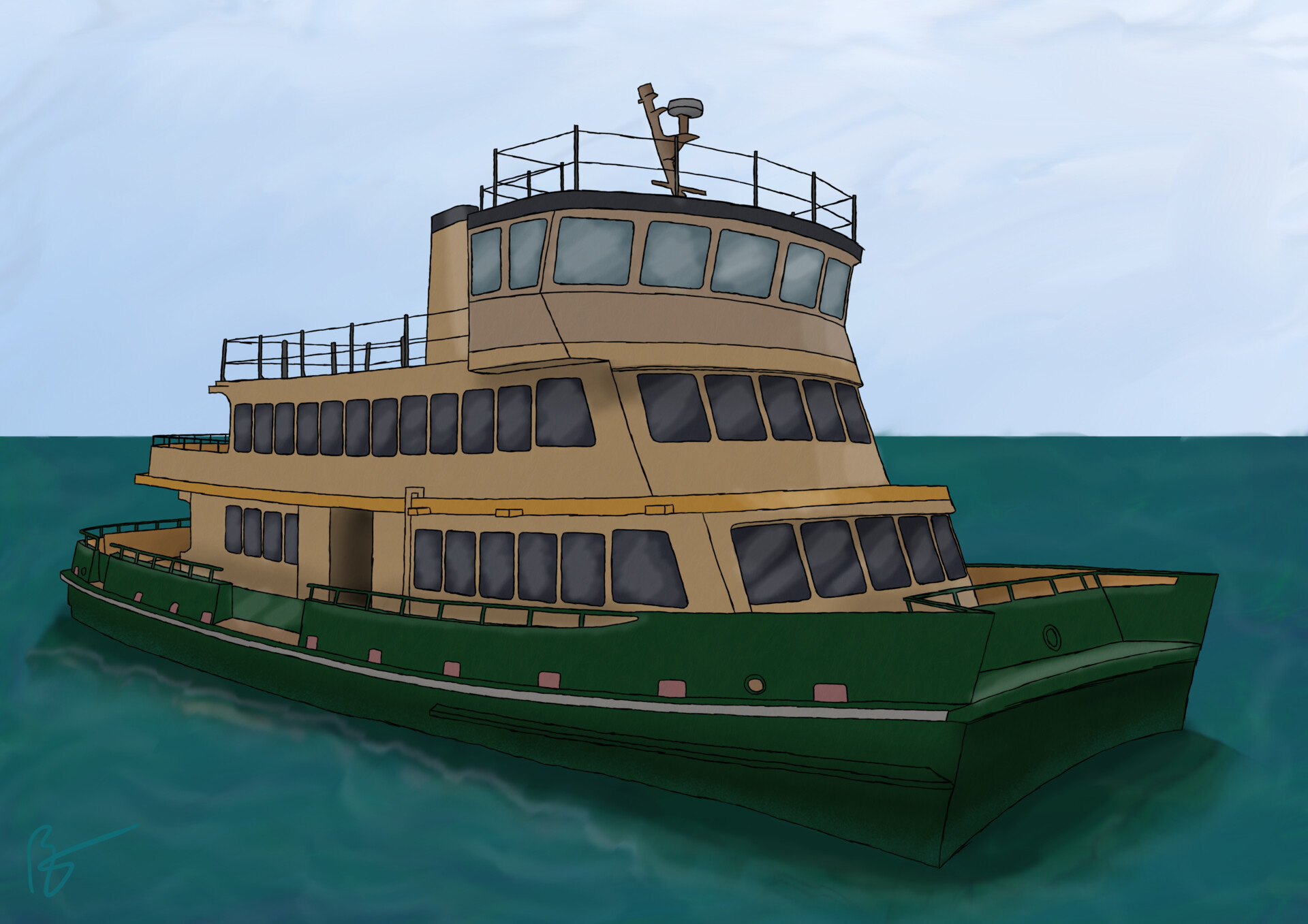 ArtStation - The Ferry