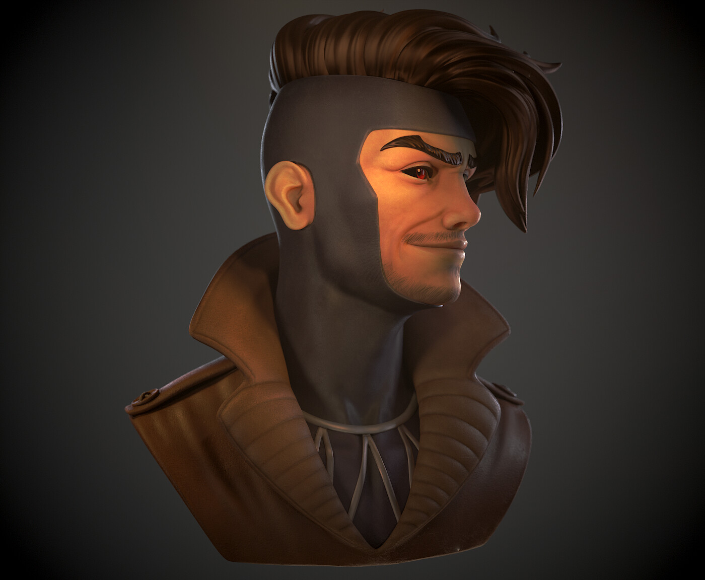 ArtStation - Gambit Bust - X-Men