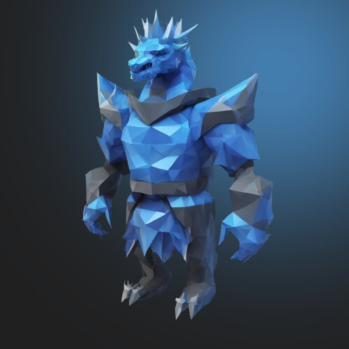 ArtStation - Ice Dragon Slayer "Draconid"