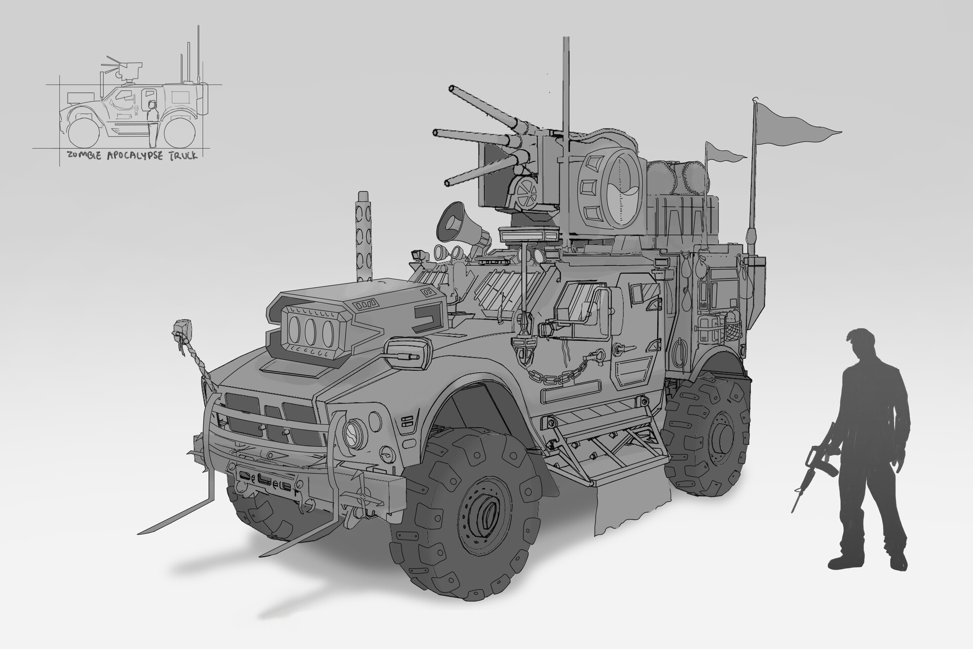 ArtStation - Virus Outbreak Apocalypse Truck