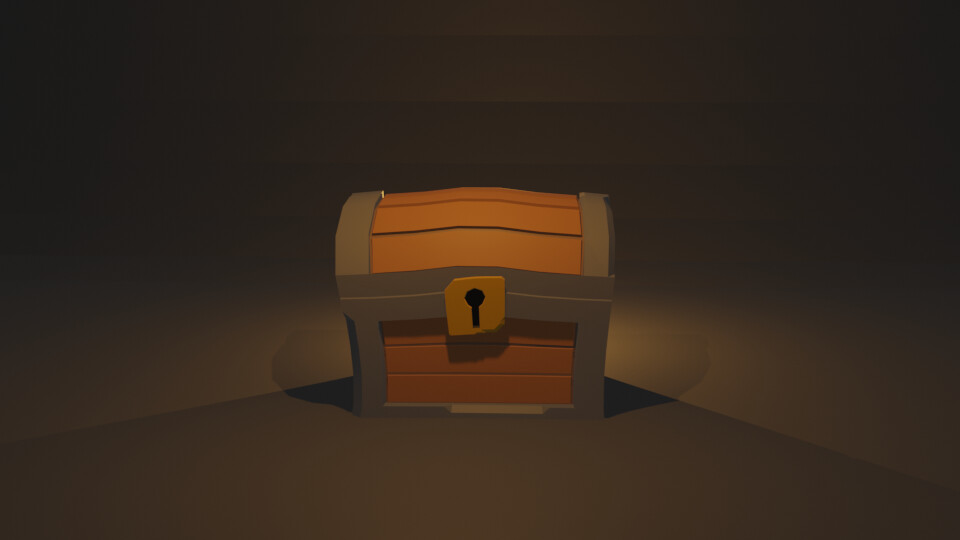 ArtStation - Low Poly Medieval Chest