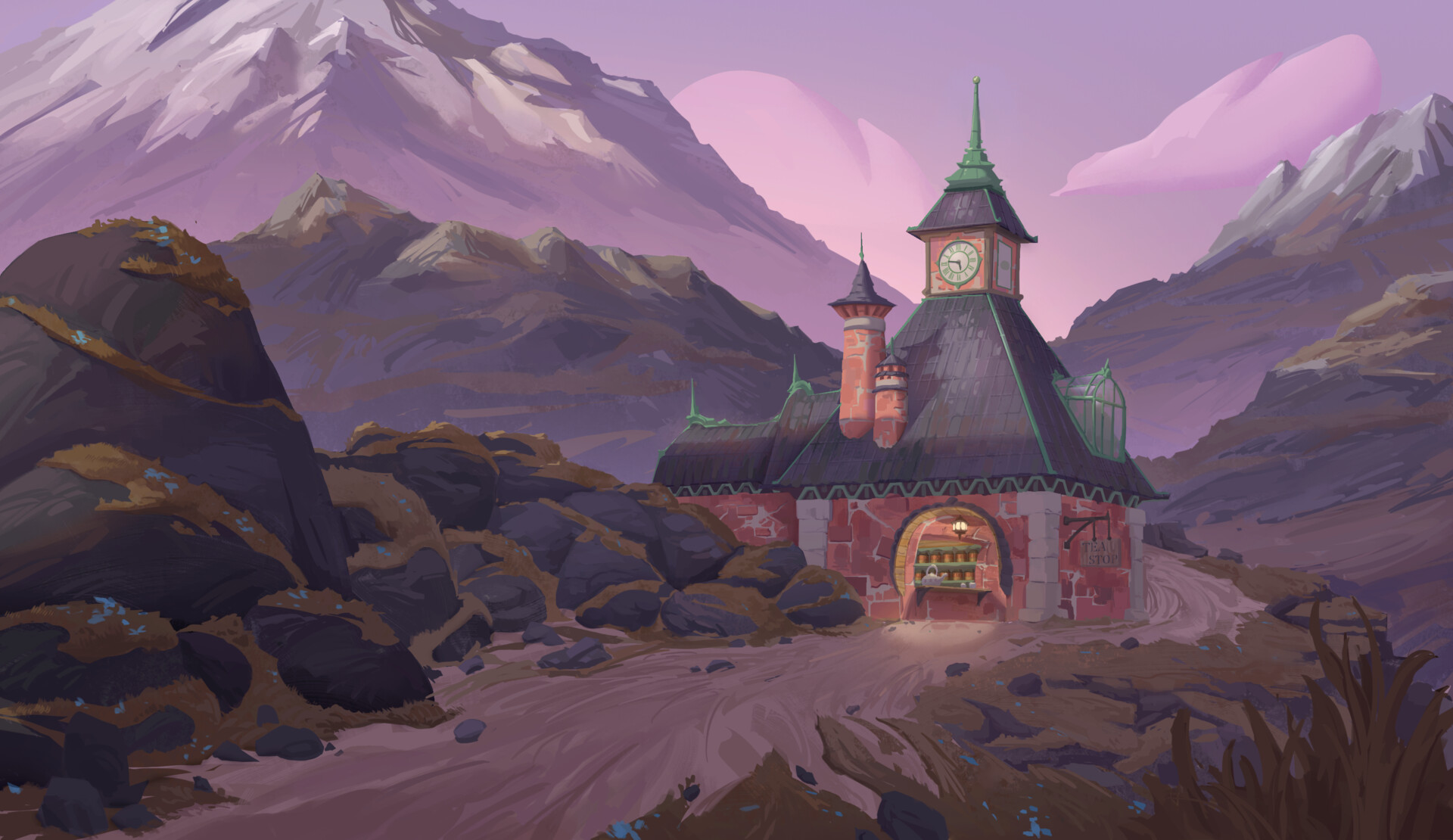 ArtStation - Tea Shop