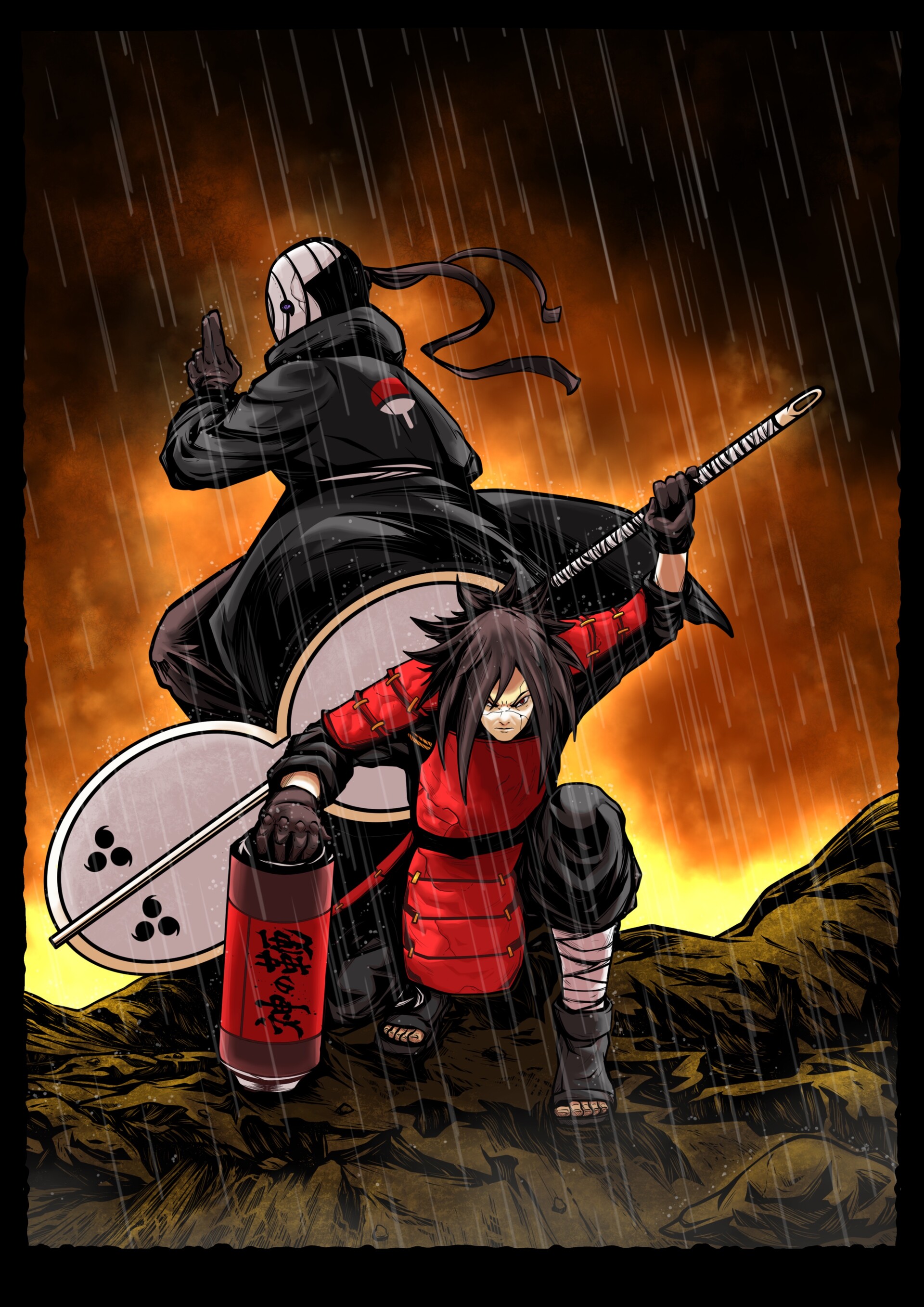 ArtStation - Uchiha Clan fanart anime