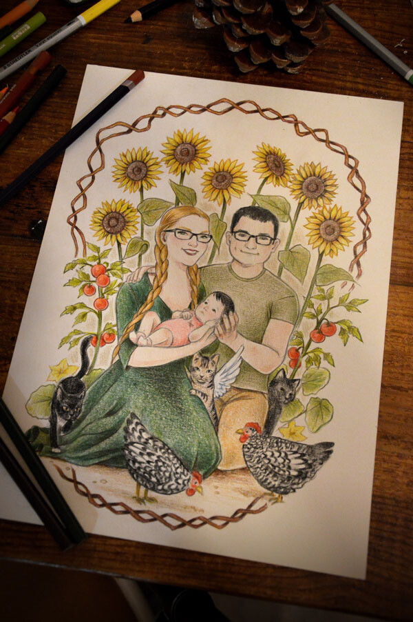 Mahulda Jelly - Commissioned portraits