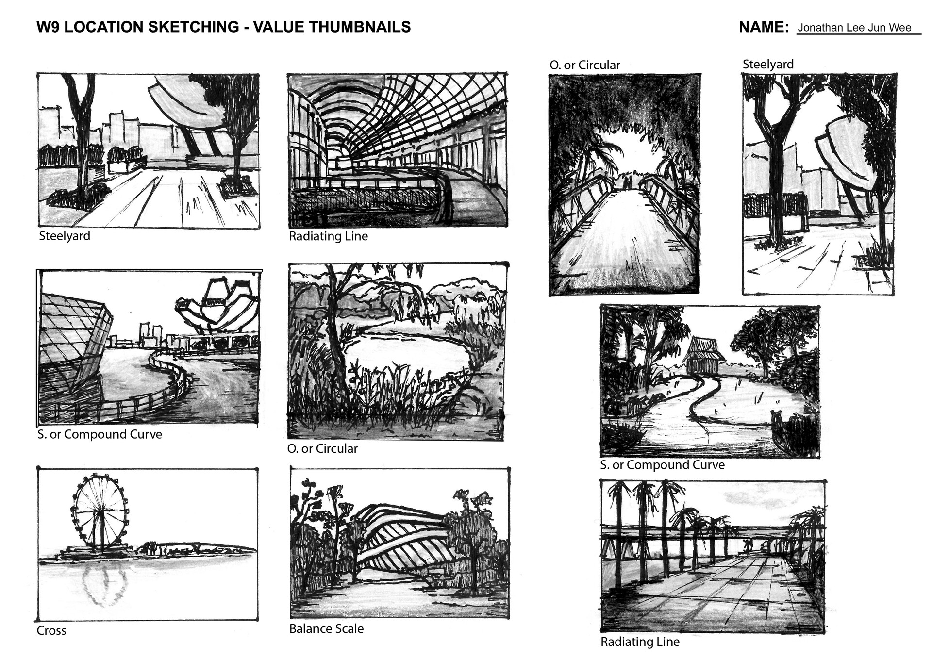 ArtStation - Value Sketches