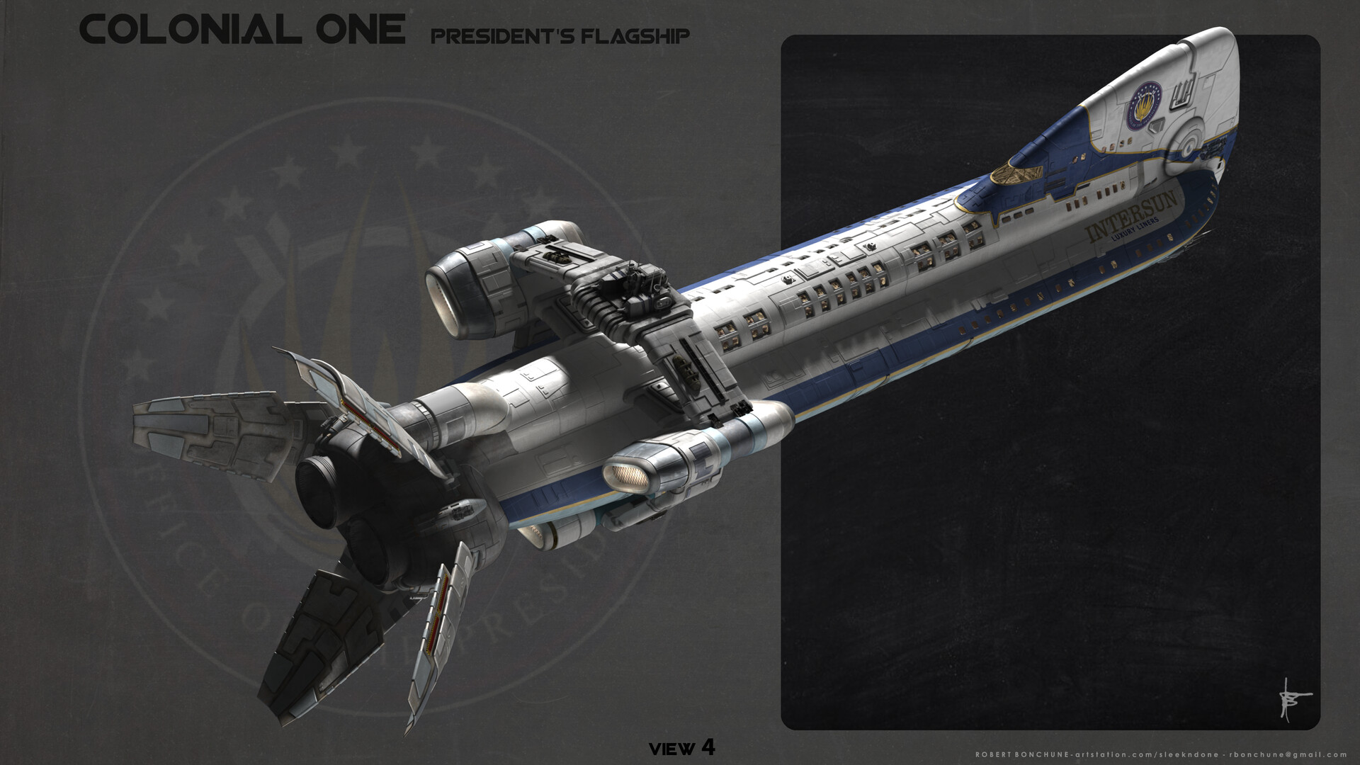 Robert Bonchune - Colonial One - Various views - BSG