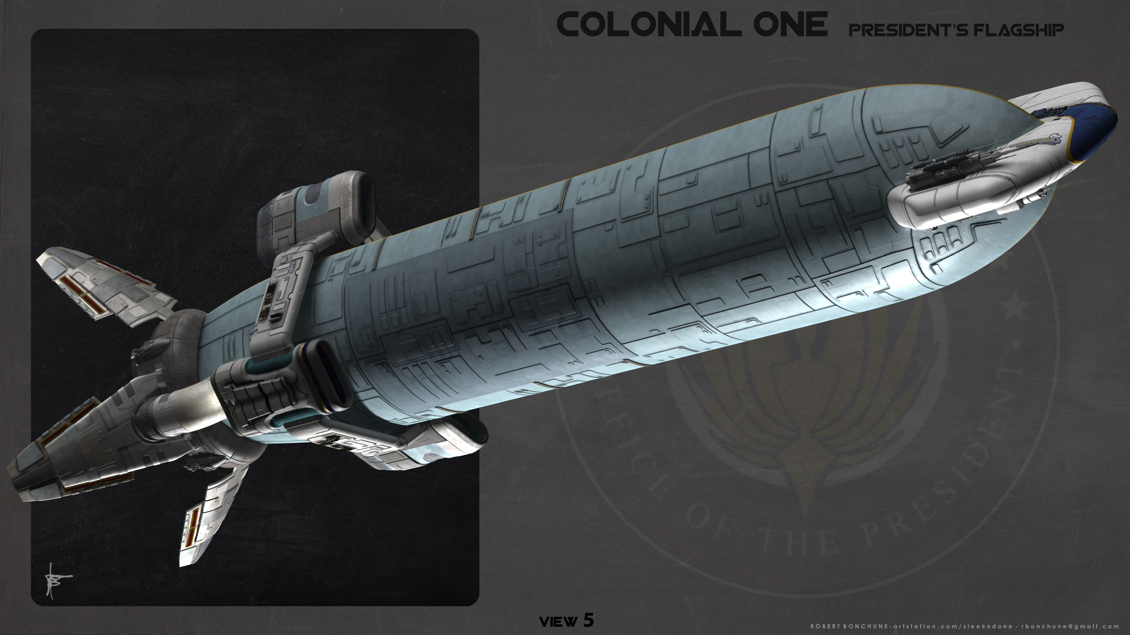 Robert Bonchune - Colonial One - Various views - BSG