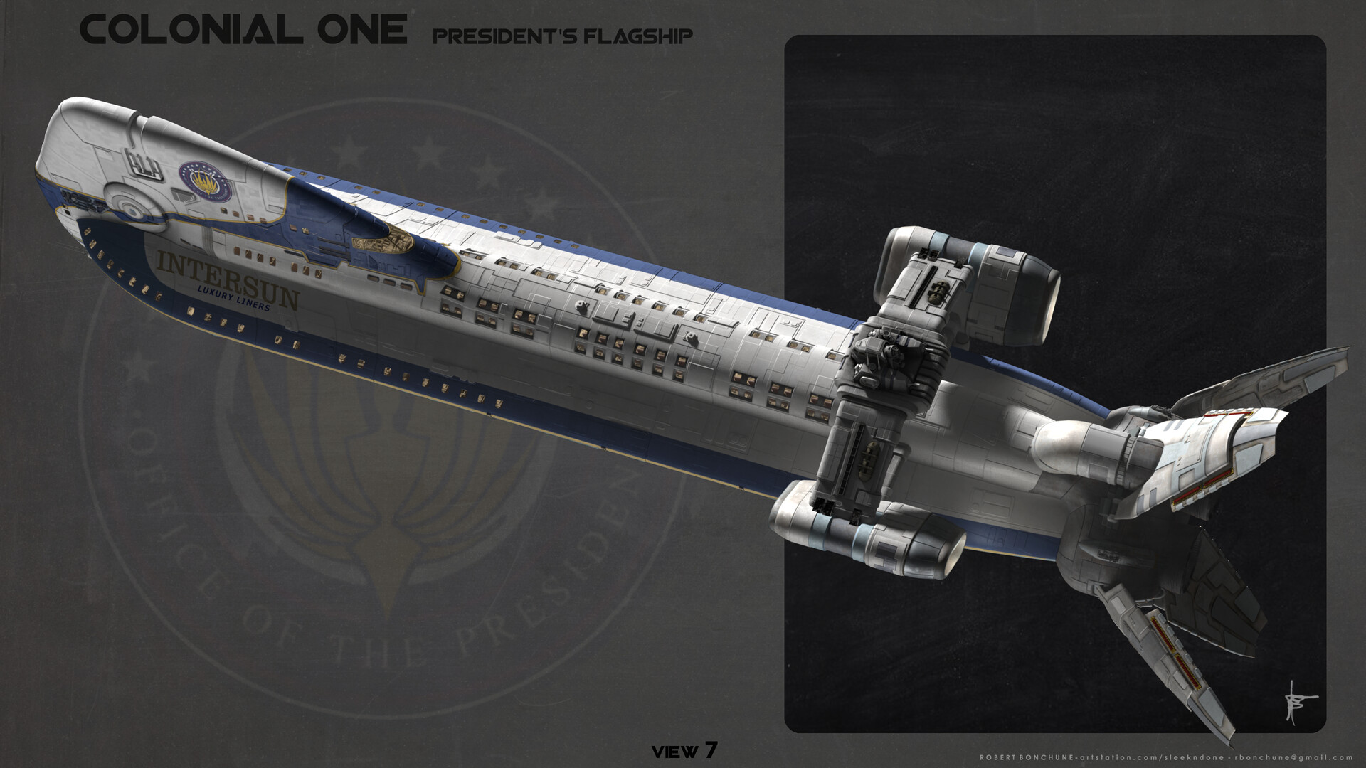 Robert Bonchune - Colonial One - Various views - BSG