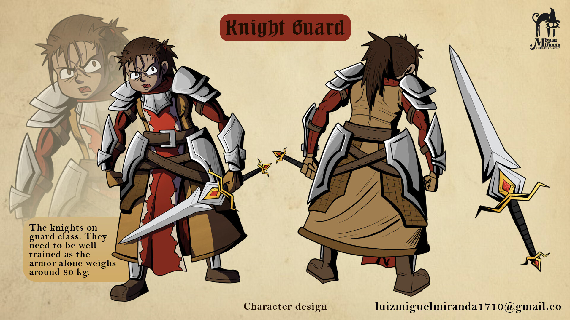 ArtStation - Red Guard Knight