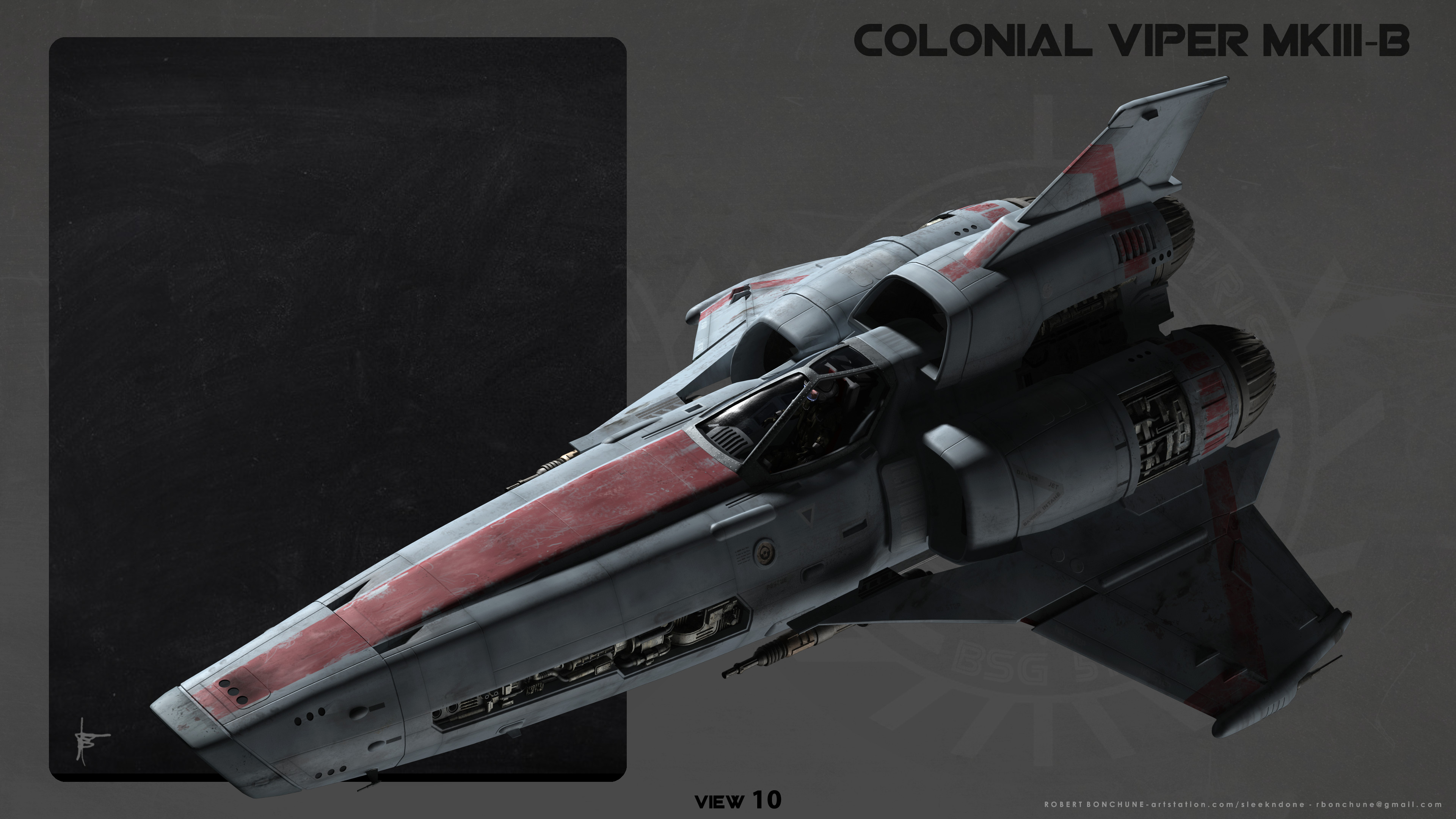 Robert Bonchune - Colonial Viper MkIII-B "Production Version" - Various ...