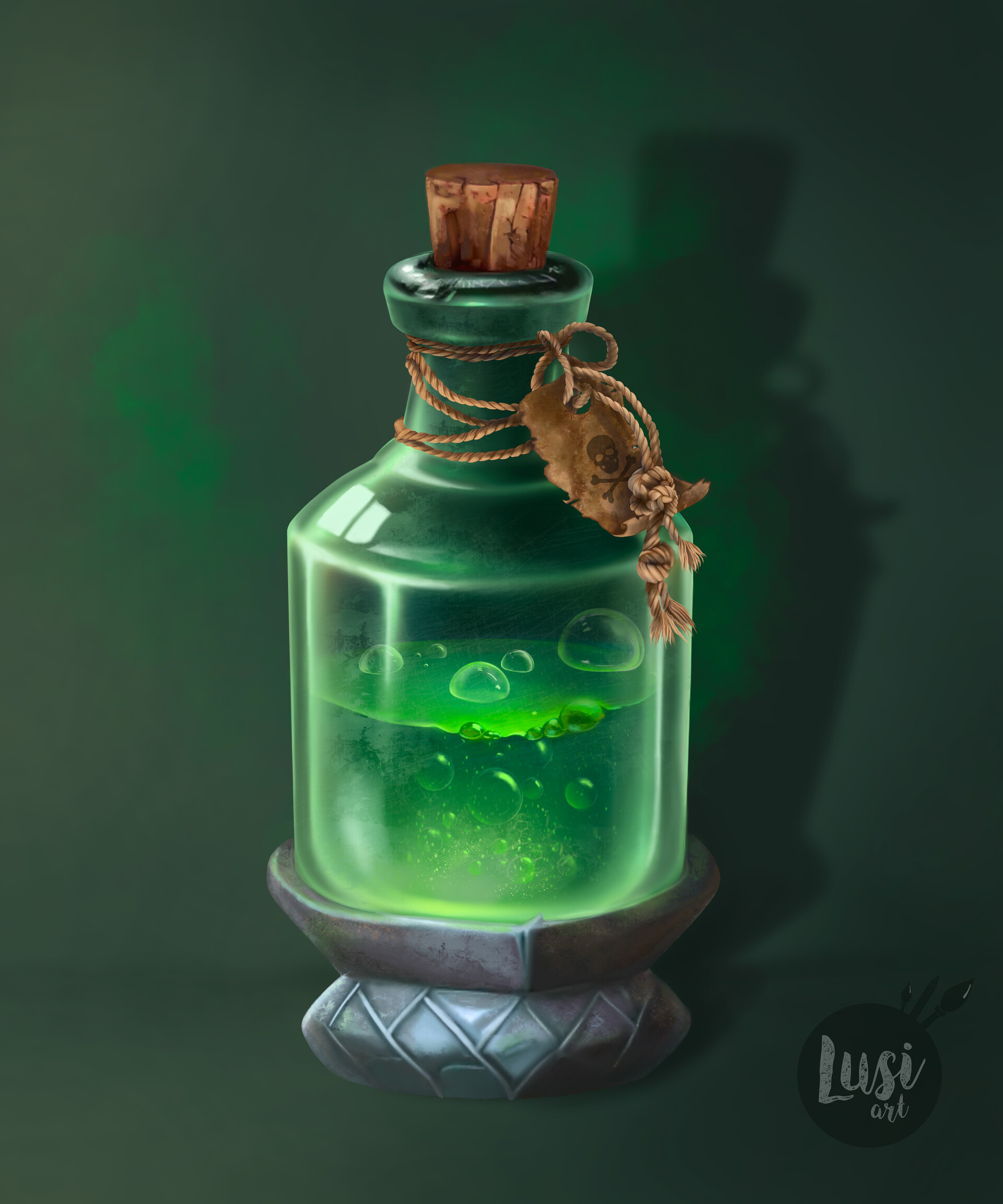 ArtStation - potion bottle