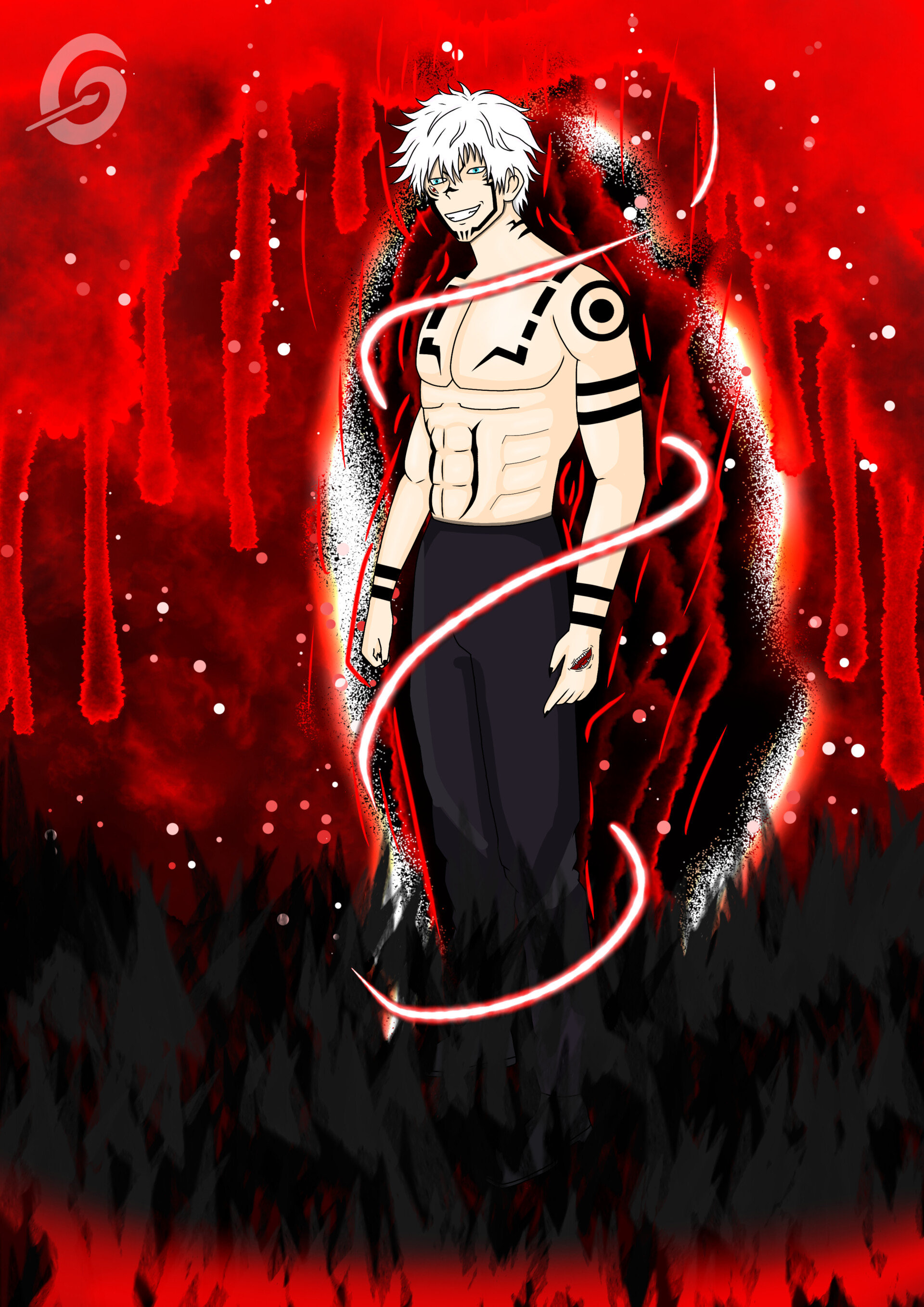 ArtStation - Gojo - Sukuna (Jujutsu Kaisen - FAN ART)