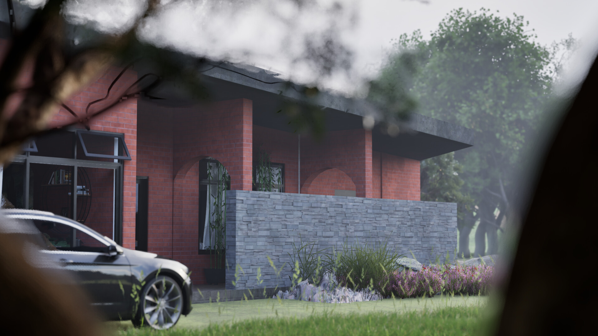 ArtStation - NEER - Design of a Residence - Exterior Render