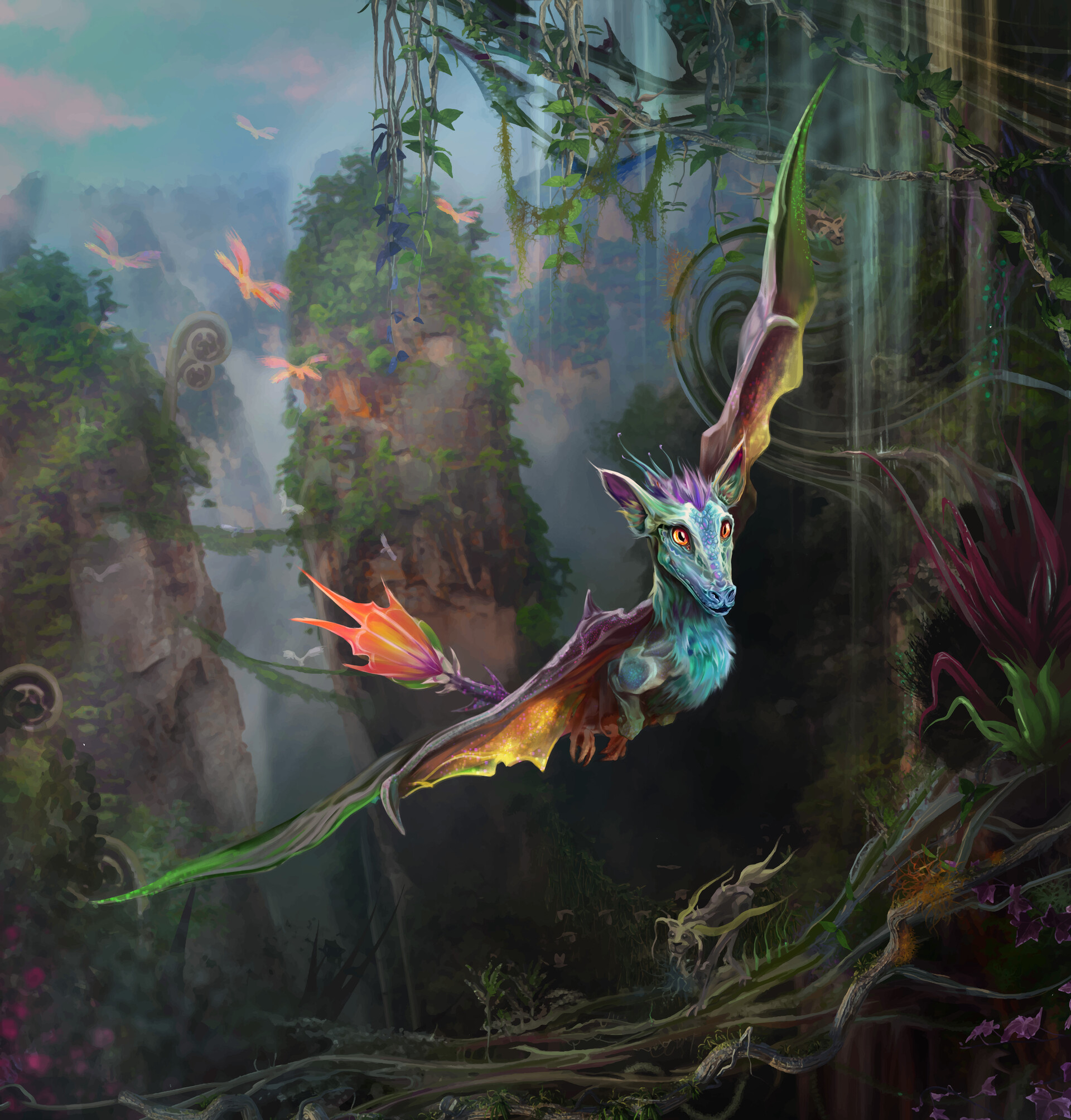 ArtStation - Dragon — Floor Design for Children's Playroom