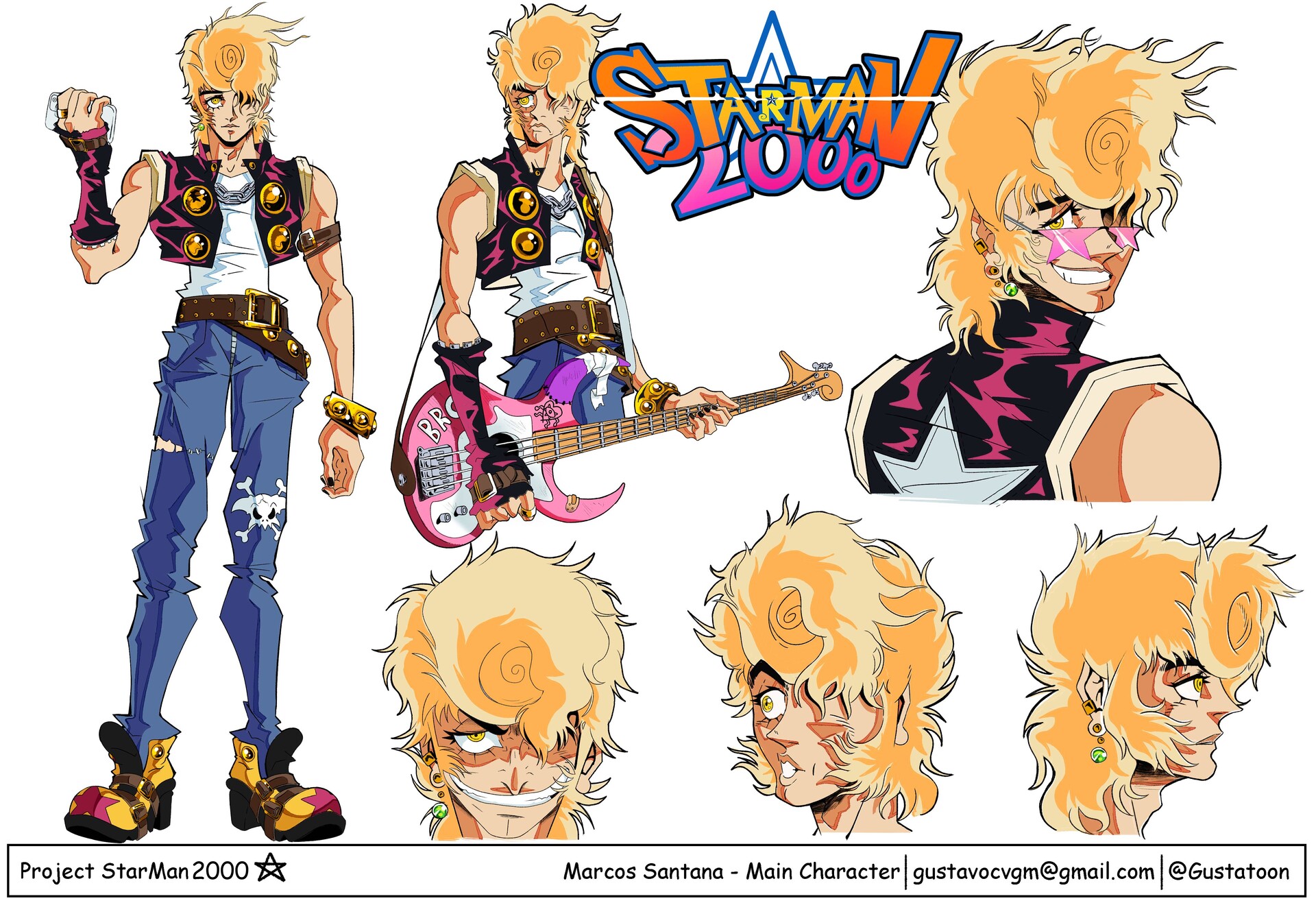 ArtStation - Project StarMan 2000 - Main Character