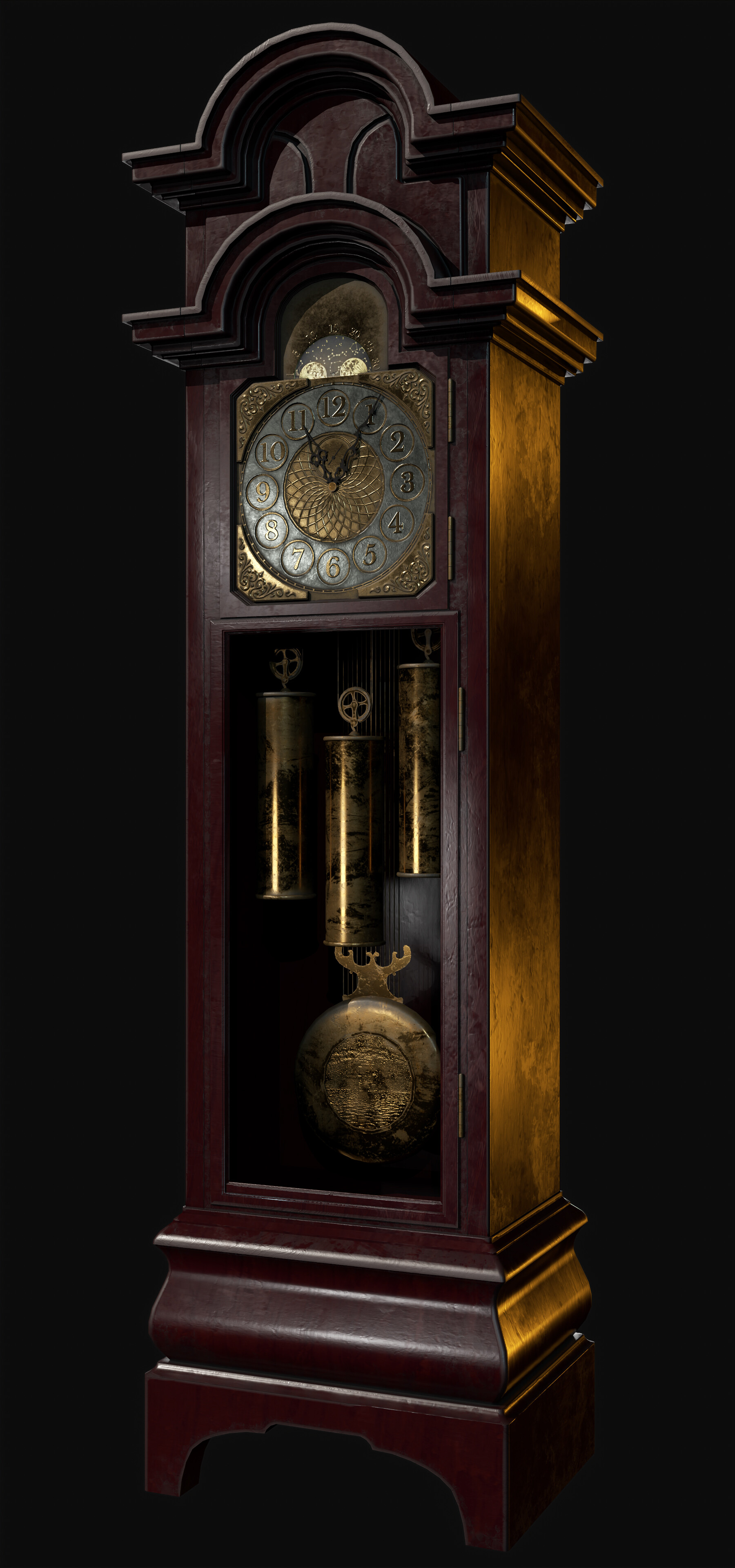ArtStation - Grandfather Clock