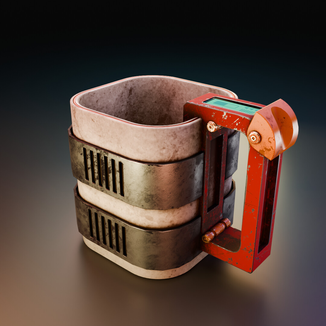 ArtStation - Futuristic mug