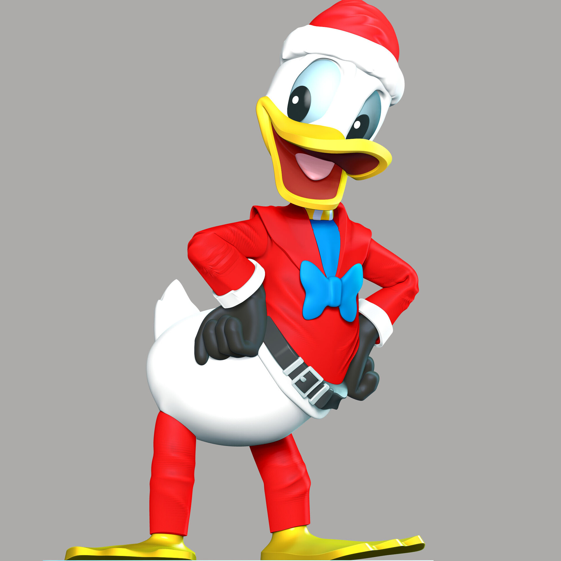 ArtStation - Donald Duck Merry Christmas