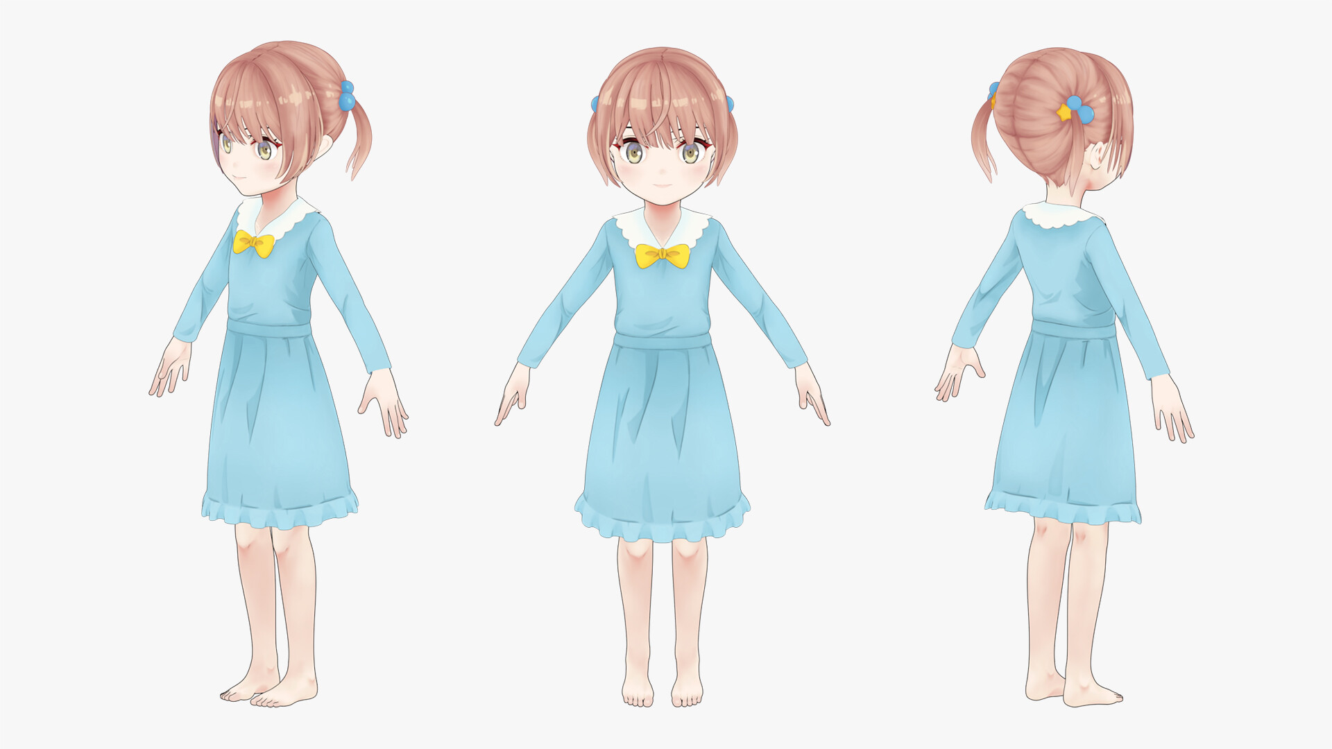 Meng Low - Anime Female Base Mesh Age Kit