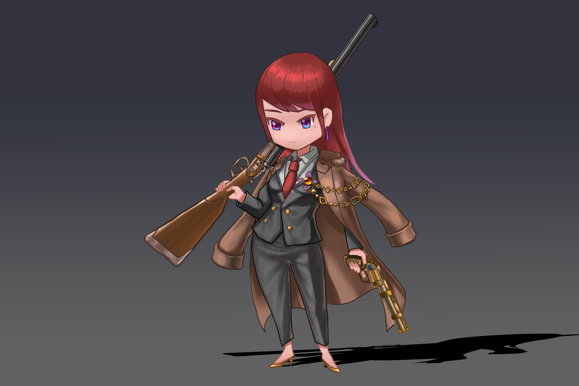 ArtStation - SD Character : Gunslinger