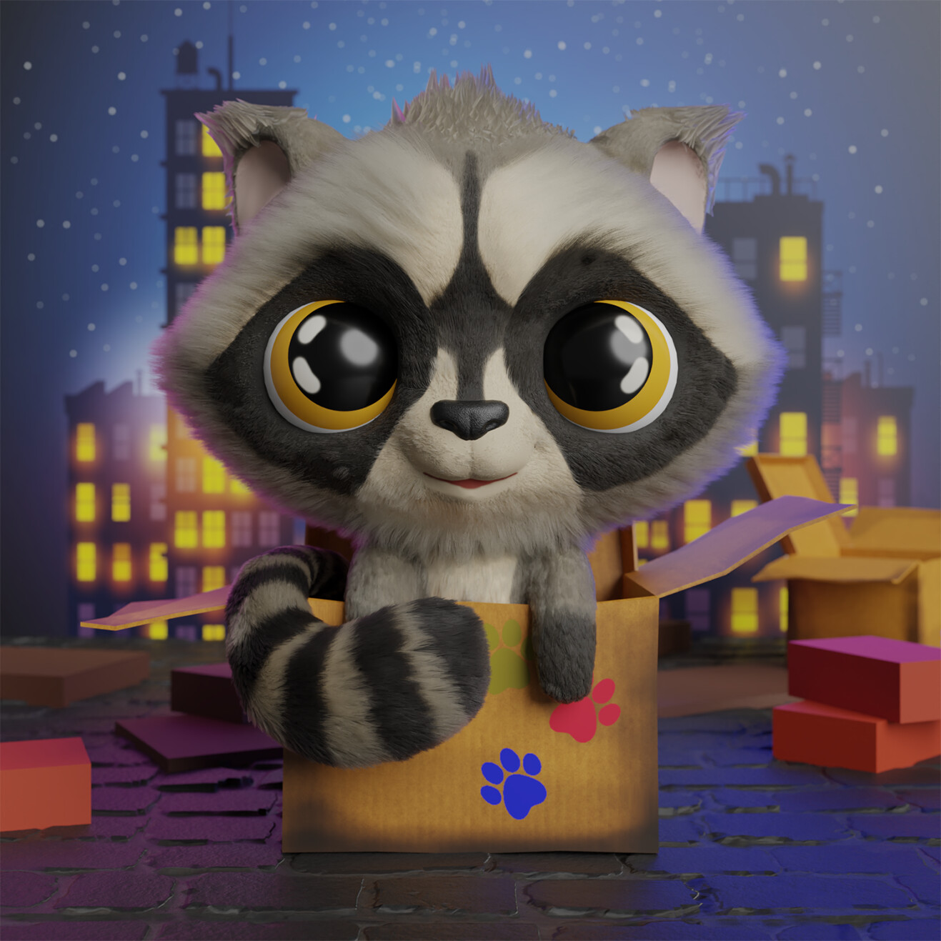 ArtStation - Raccoon 3D