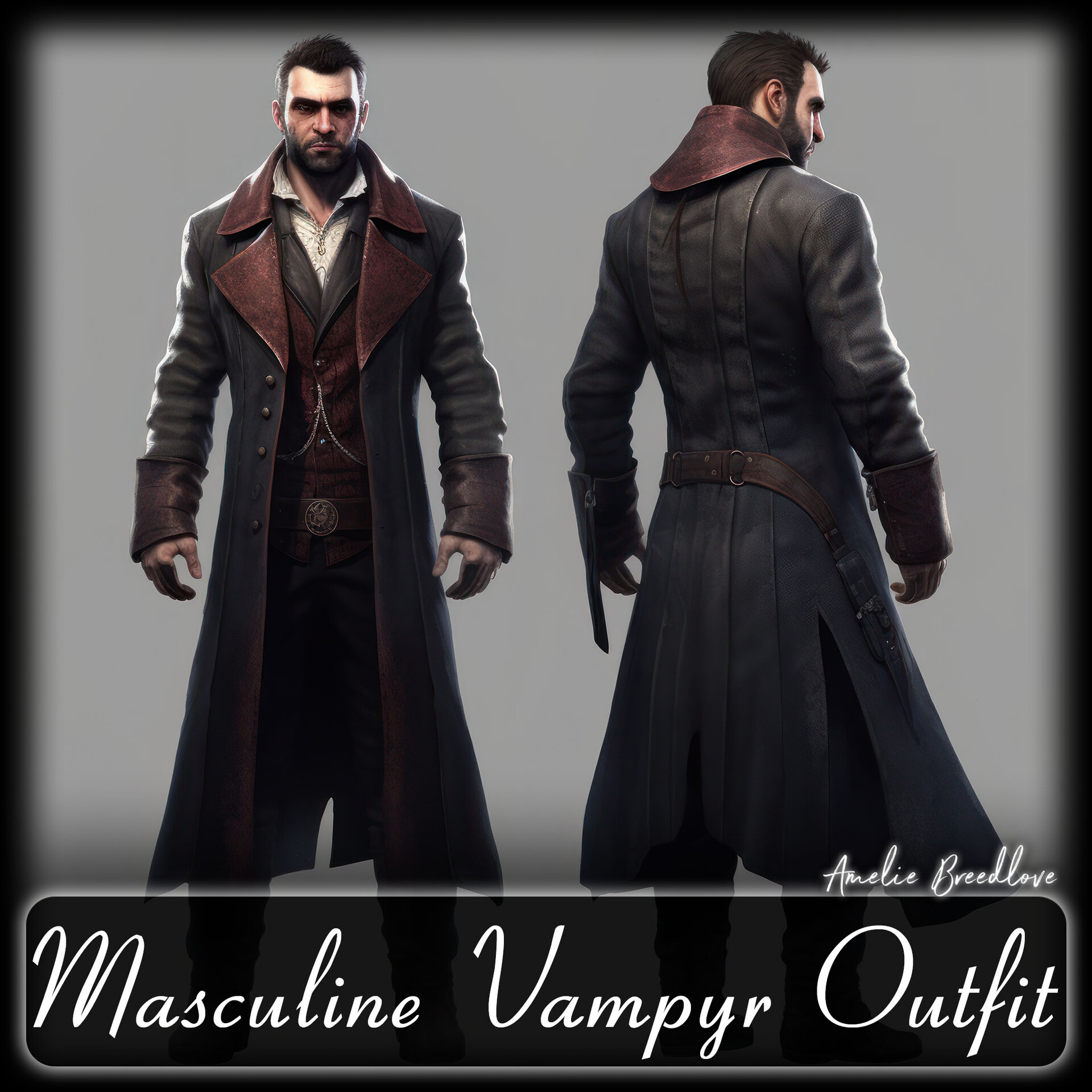 ArtStation - 200 Masculine Vampyr Outfit Reference Pack | 4K | v.199