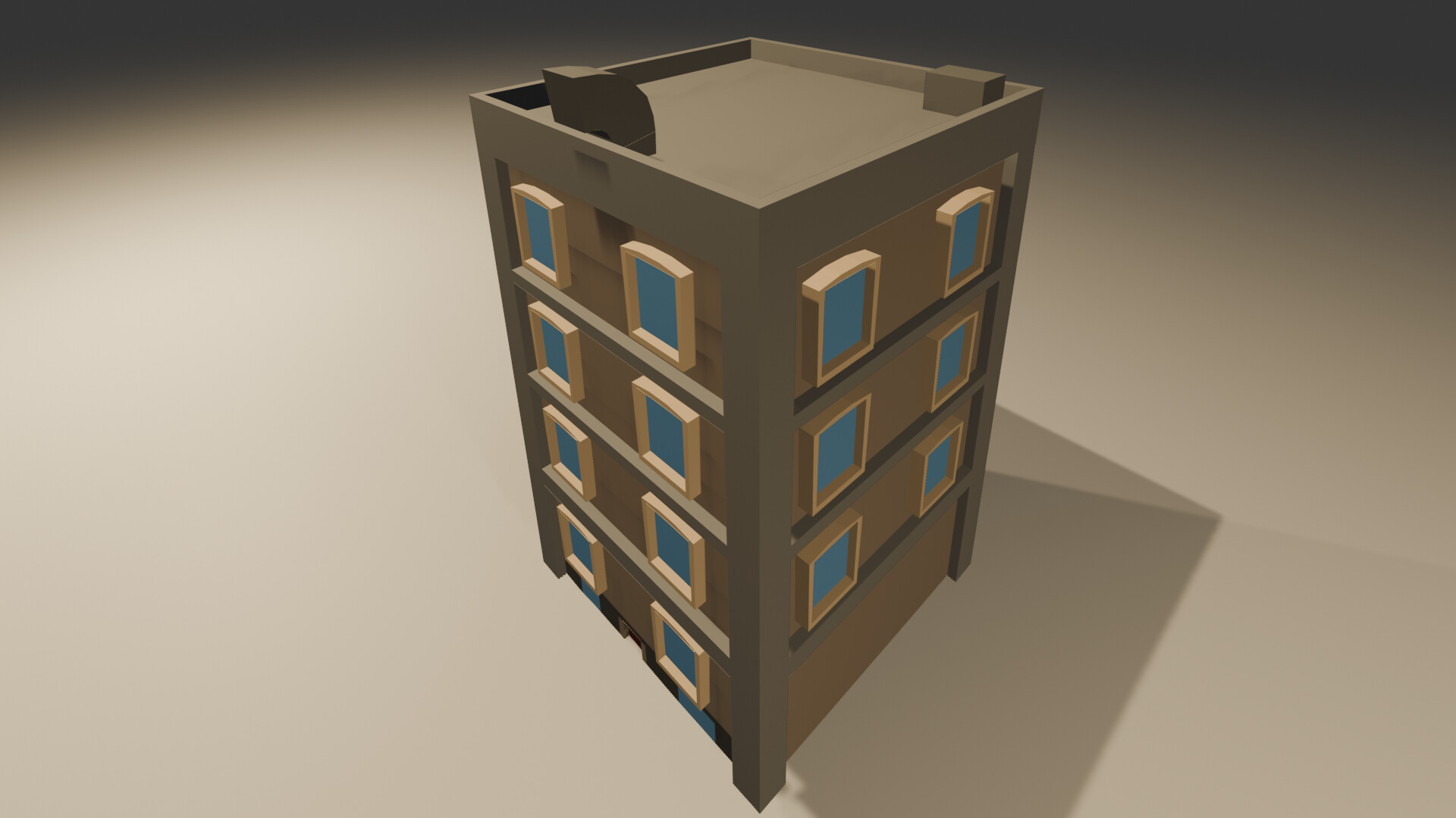 ArtStation - Low Polly Building Model