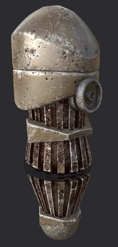 ArtStation - Rusty_Robot_Upper_Arm_