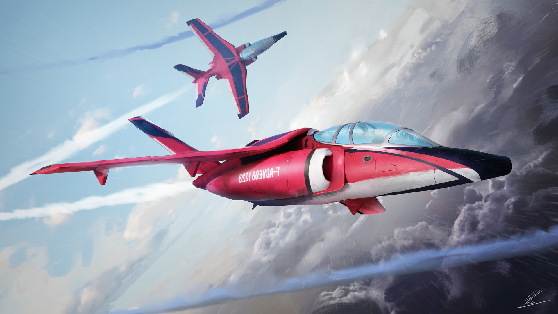 ArtStation - Alpha jet's assault