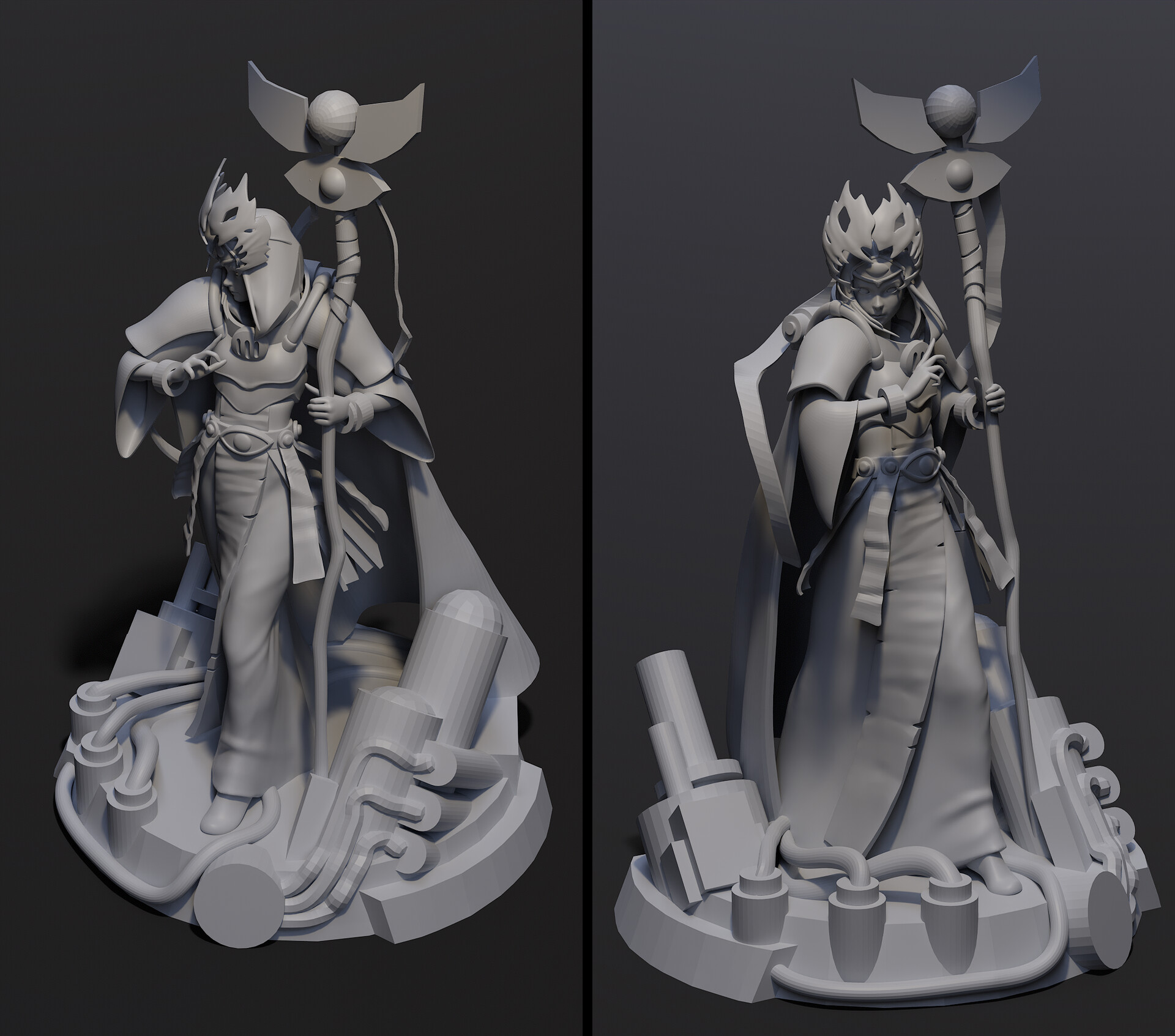 Vadim B - Cassia Orsellio, W40K: Rogue Trader collectors edition statue